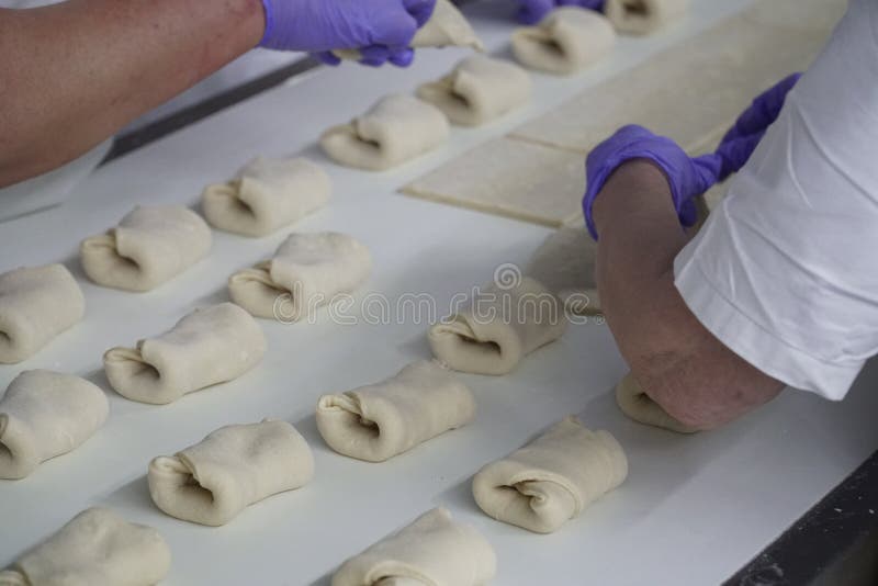 Bread making process. stock photo. Image of homemade - 100972690