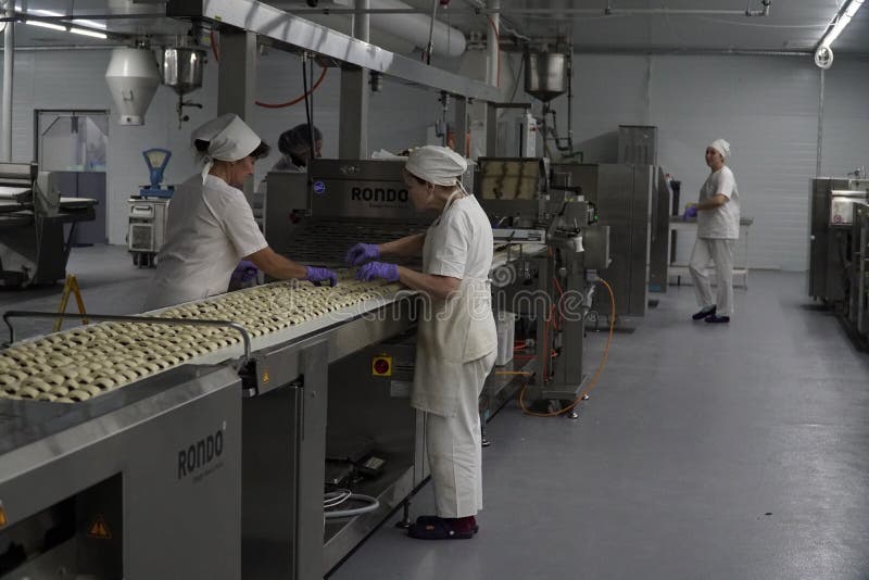 Bread making process. editorial photography. Image of preparation ...