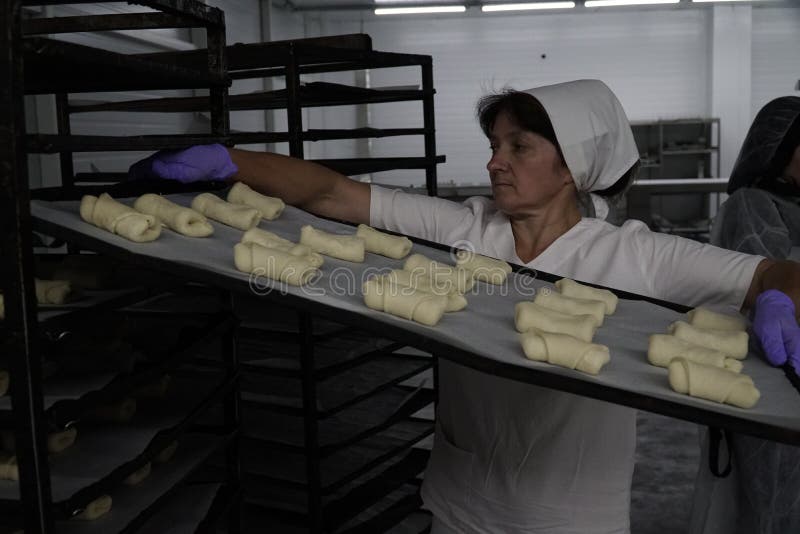 Bread making process. editorial photography. Image of making - 100974412