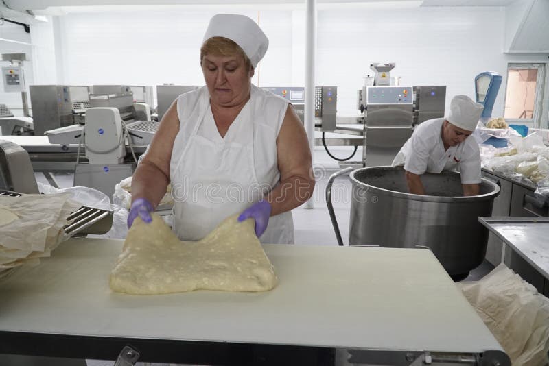 Bread making process. stock image. Image of flour, bake - 100972601