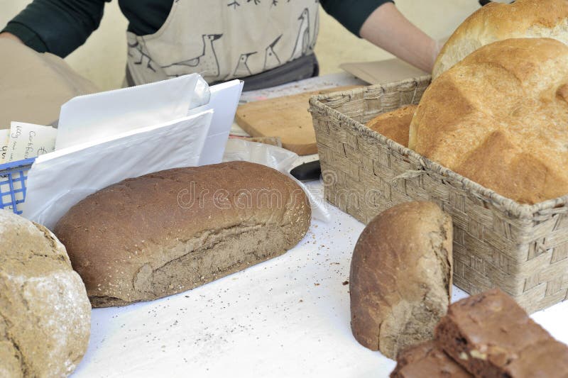 Bread Market Sale stock photo. Image of eating, market - 90643028