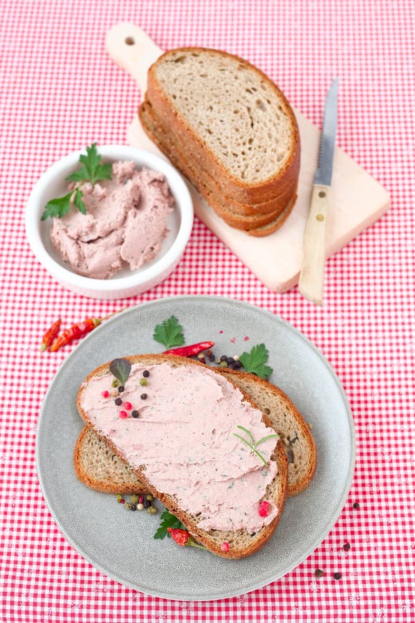 Meat Spread stock image. Image of meat, liverwurst, rustic - 17791247