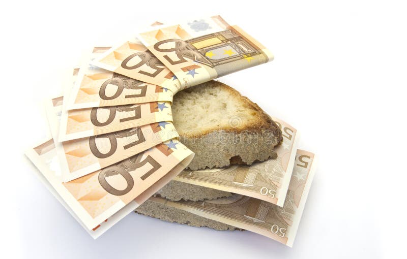 Bread and Money stock image. Image of gourmet, eating - 14470531