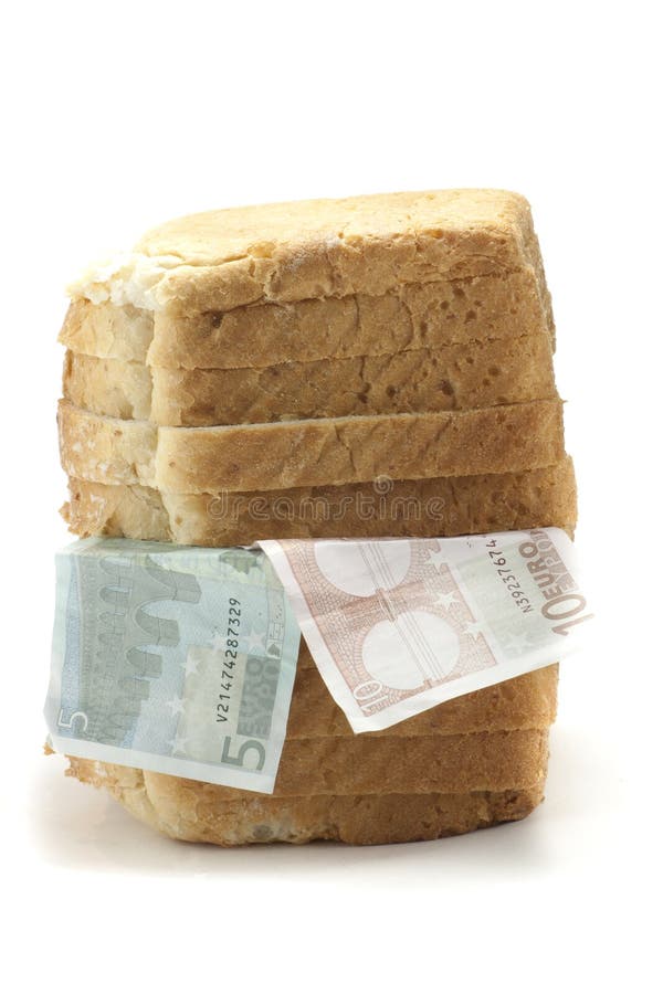 Money Bread stock photo. Image of green, bankrupt, loaf - 705488
