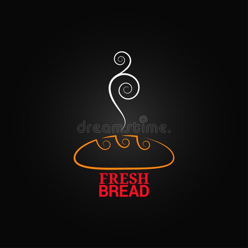 Bread Ornate Design Background Stock Vector - Illustration of loaf ...