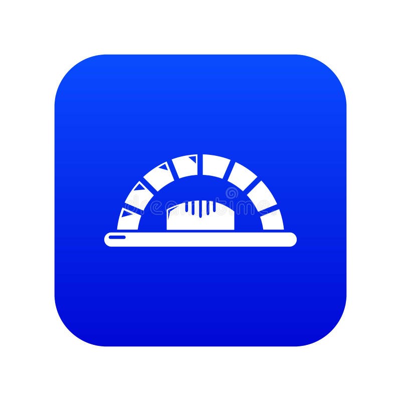 Bread Oven Icon Blue Vector Stock Vector - Illustration of element ...