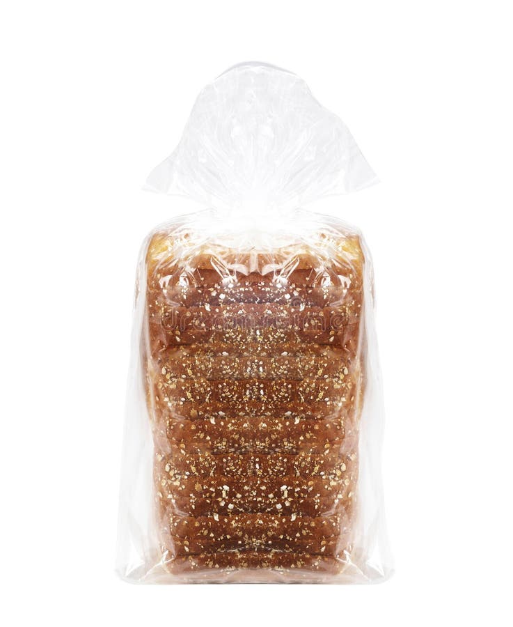 Bread packaging. Isolated stock photo. Image of background - 15876784