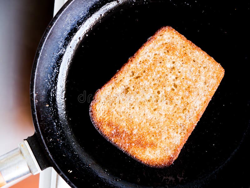 Bread in a pan. stock photo. Image of hunger, bagel, healthy - 81475446