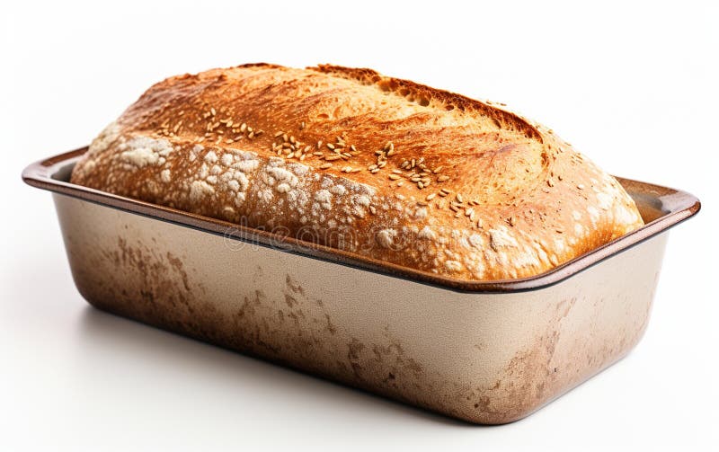 Bread Pan with No Background Distractions Stock Photo - Image of online ...