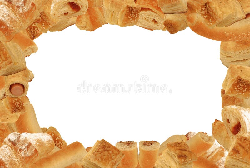 Bread and pastry frame stock photo. Image of filo, fresh - 4803830