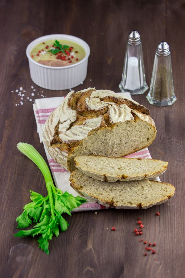 Bread with pate stock image. Image of meal, snack, pork - 60758471