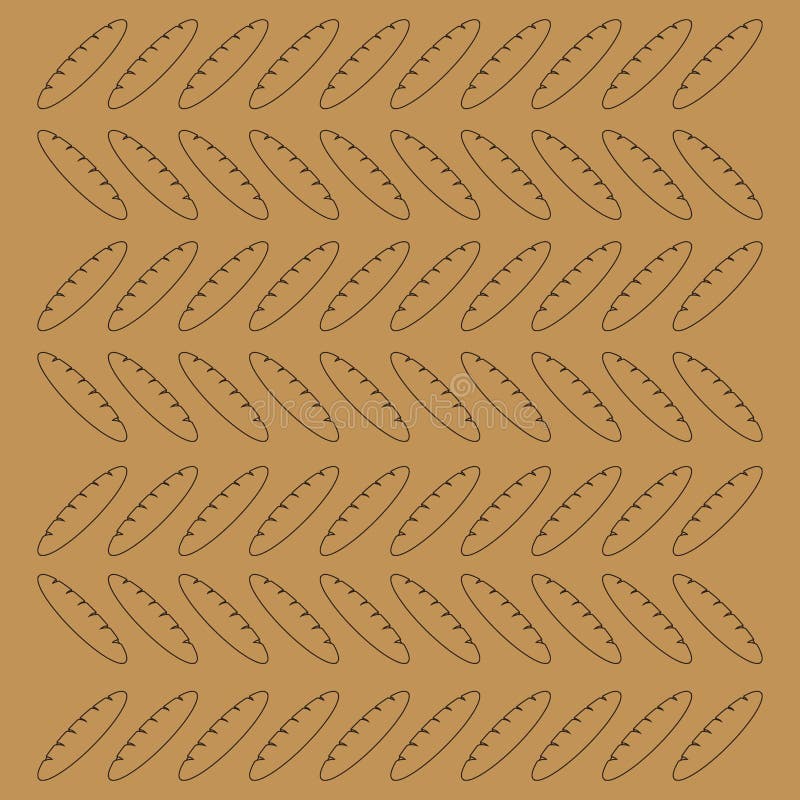 Bread Pattern Background Image Stock Vector - Illustration of group ...