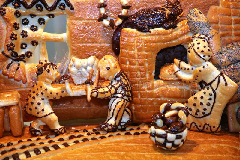 Bread people stock image. Image of decorate, cookies, cooked - 7891795