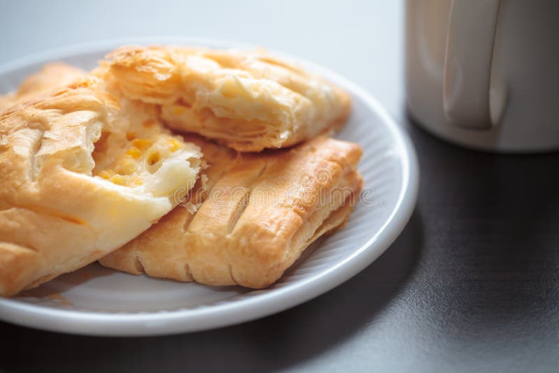 Bread pie. stock image. Image of drink, food, health - 32918543