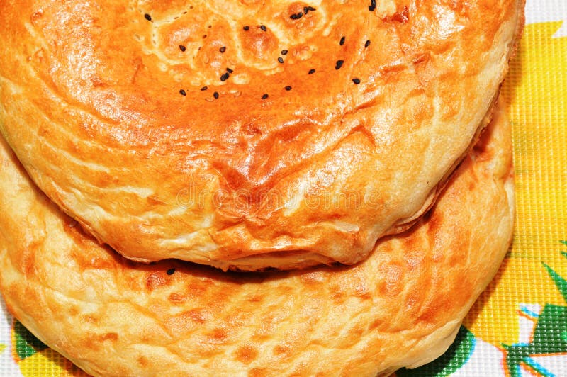 Bread Flatbread Round Shape Stock Image - Image of eating, closeup ...