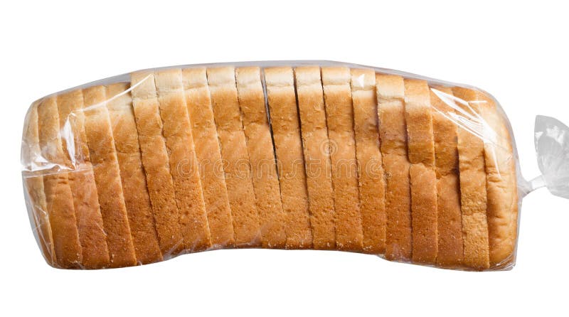 Bread in plastic bag. stock photo. Image of baked, diet - 67165184