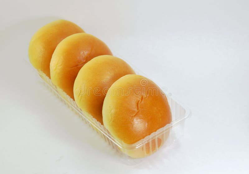 Bread on plastic tray stock image. Image of food, easy - 54465267