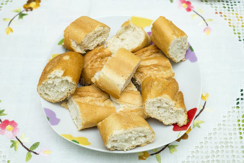 Bread plate stock photo. Image of kind, product, bread - 74738334