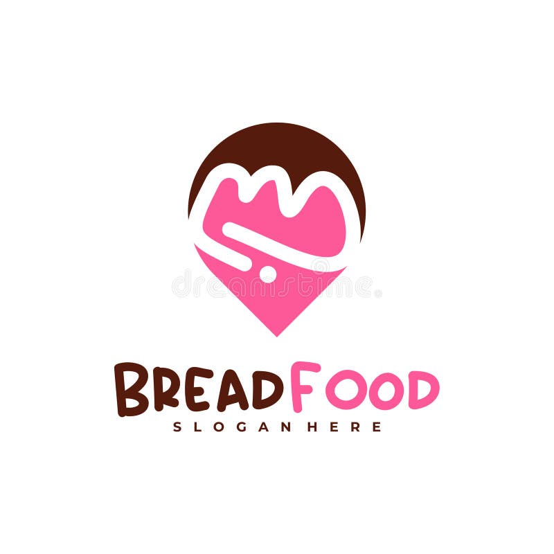 Bread Point Logo Vector Template, Creative Bread Logo Design Concepts ...