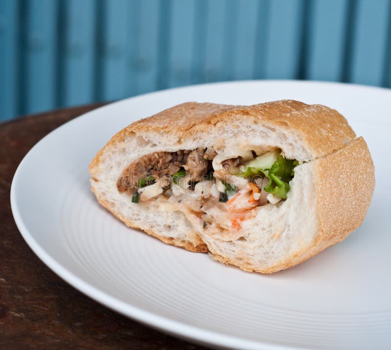 Bread pork spread stock image. Image of pork, salt, plates - 21907811