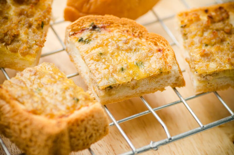 Bread with pork stock image. Image of thai, toasted, food - 59349581