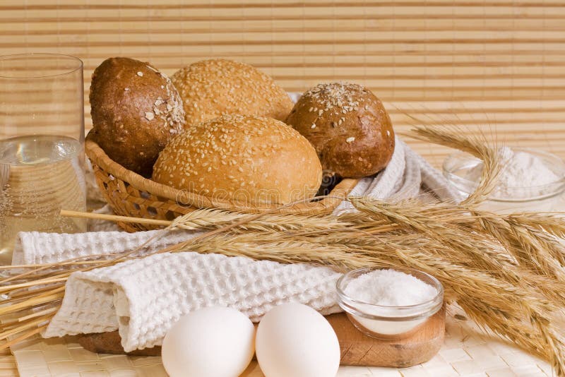 Bread and products stock image. Image of group, white - 11680725
