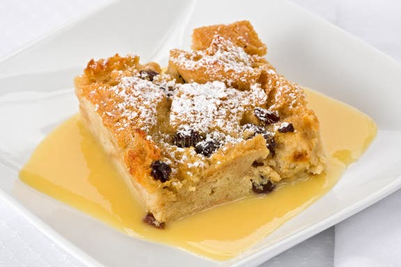 Bread Pudding stock image. Image of cuisine, treat, raisins - 19433429