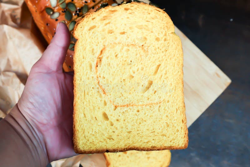 Bread , Pumpkin Bread or Loaf of Bread or Sliced Bread or Cut Bread ...