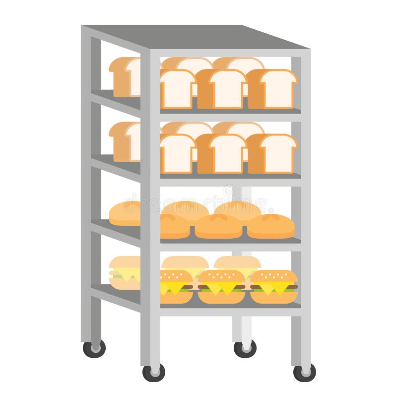 Bread Fresh Rack Stock Illustrations – 160 Bread Fresh Rack Stock ...