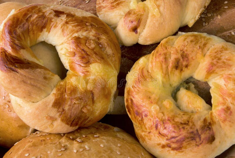 Bread rings stock image. Image of ring, bread, crust - 40753073