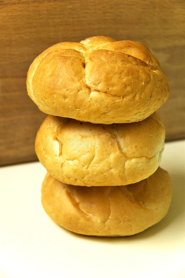 Bread roll stock image. Image of dinner, kitchen, kaiser - 5893915