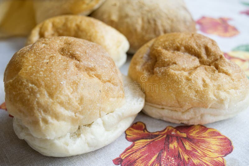Bread Roll for Filled Sandwich Stock Image - Image of shopping, loaf ...