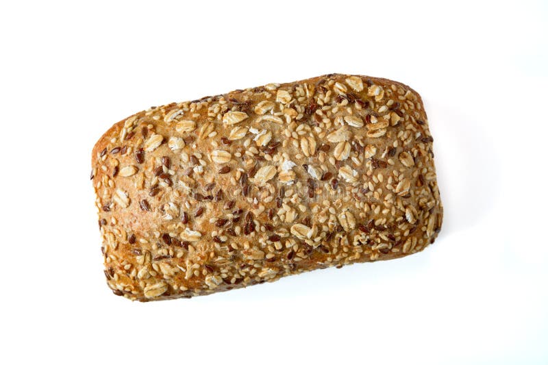 Bread roll with grain stock image. Image of sandwich - 302767187