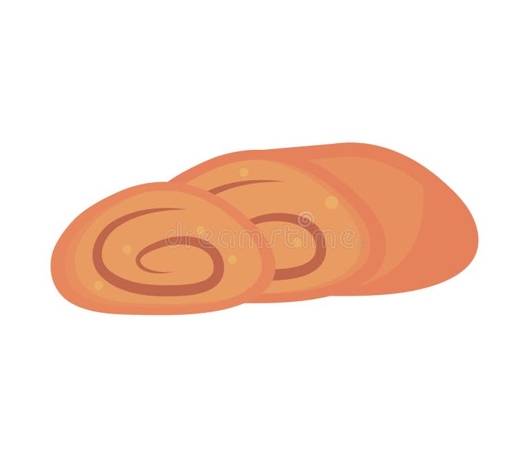Bread roll icon stock vector. Illustration of fresh - 262766292