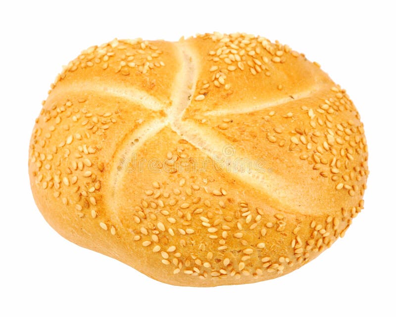 Bagel stock image. Image of bread, round, isolated, sesame - 370251