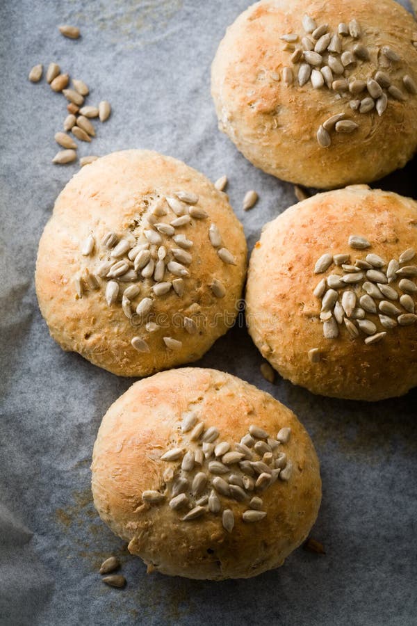 Bread rolls stock photo. Image of sunflower, natural - 11629298