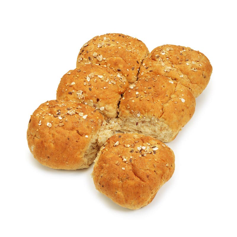 Bread rolls. stock image. Image of bread, brown, cutout - 17234971