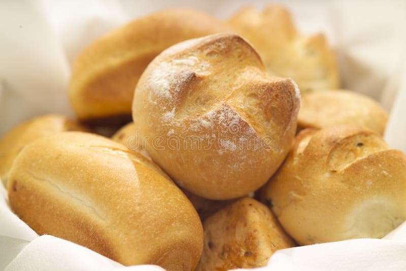Pandesal in a basket stock image. Image of home, culture - 57105089