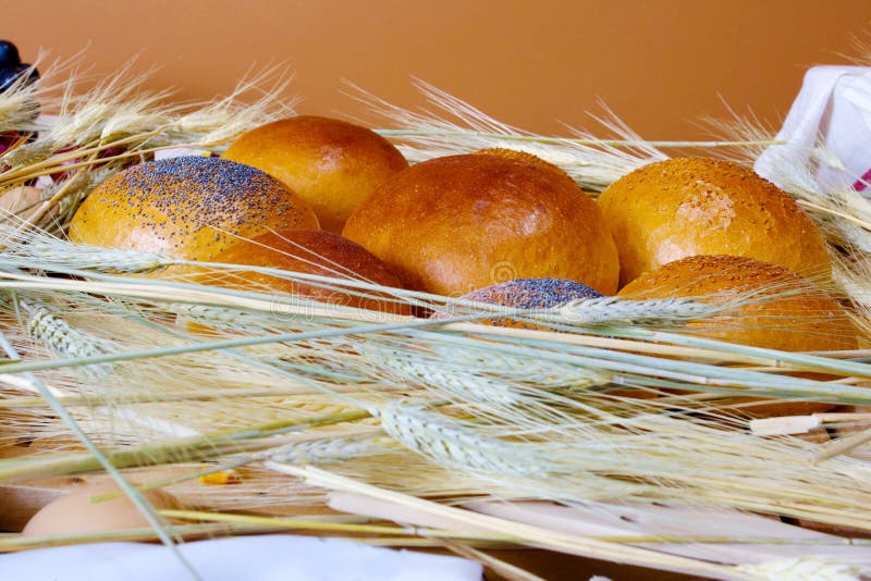 Bread rolls stock photo. Image of life, natural, food - 26073424