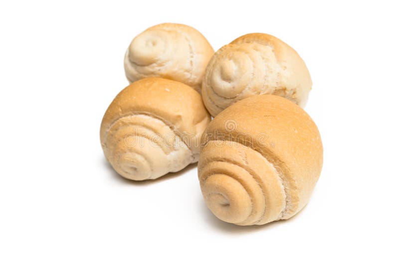Bread rolls stock photo. Image of isolated, bakery, loaf - 52562476
