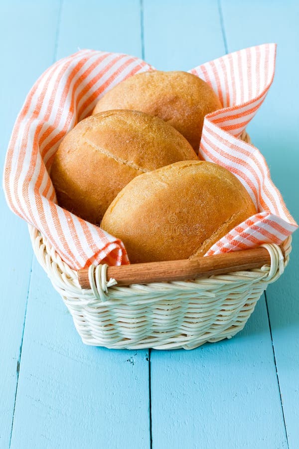 Bread rolls stock image. Image of fresh, baked, basket - 33345001