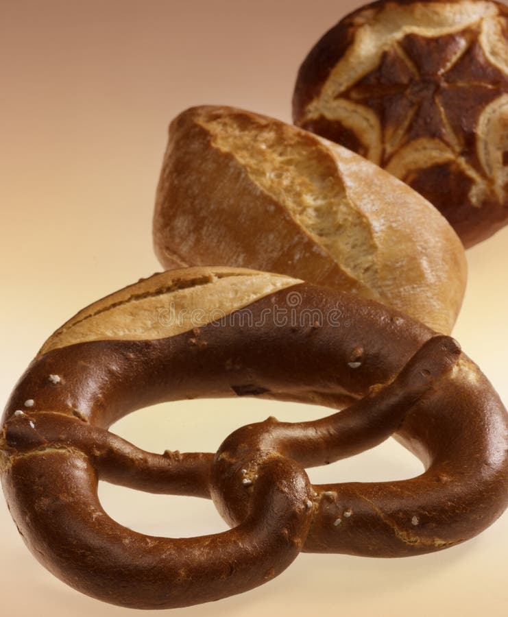 Bread rolls stock image. Image of single, tradition, pretzel - 36488947