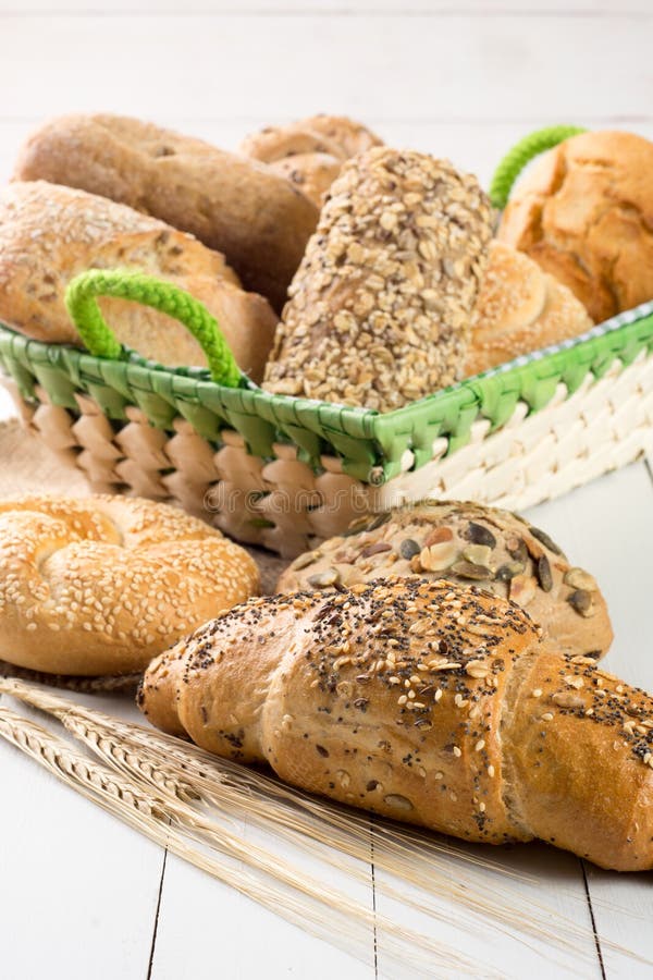 Bread rolls stock photo. Image of bakery, sesame, roll - 58165104
