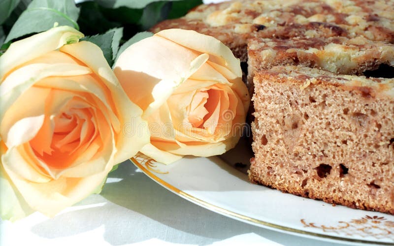 Bread and roses stock image. Image of roses, bread, macro - 6936167