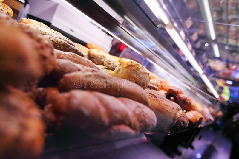 Bread in row stock photo. Image of isolated, organic - 32881326