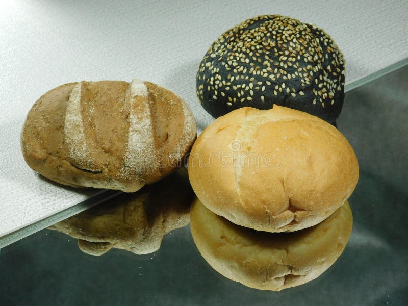 Bread-rye and sesame stock photo. Image of colored, plastic - 182443772