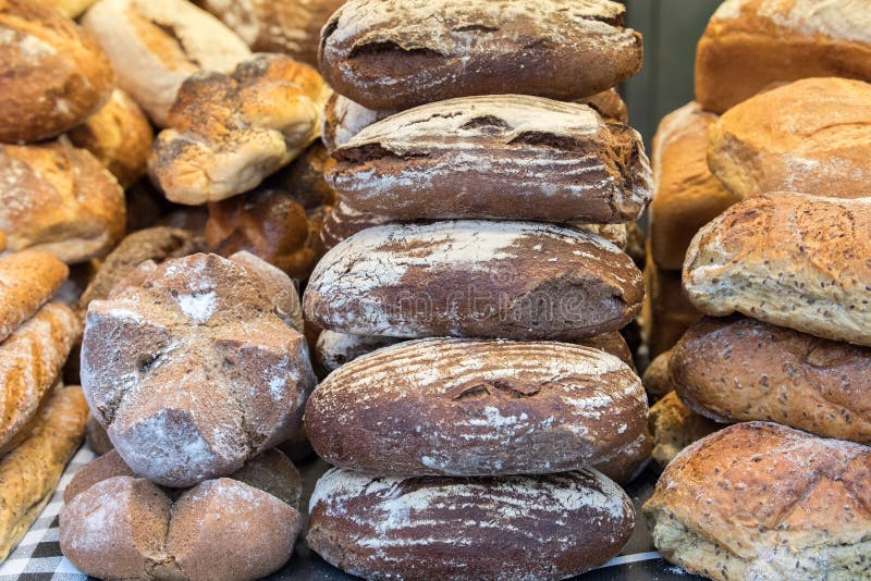 Bread for Sale at the Market Stock Photo - Image of group, bread: 82811868