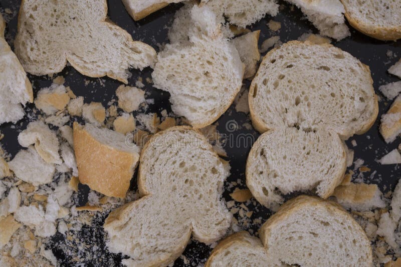 Bread Scraps and offcuts stock image. Image of green - 106990335