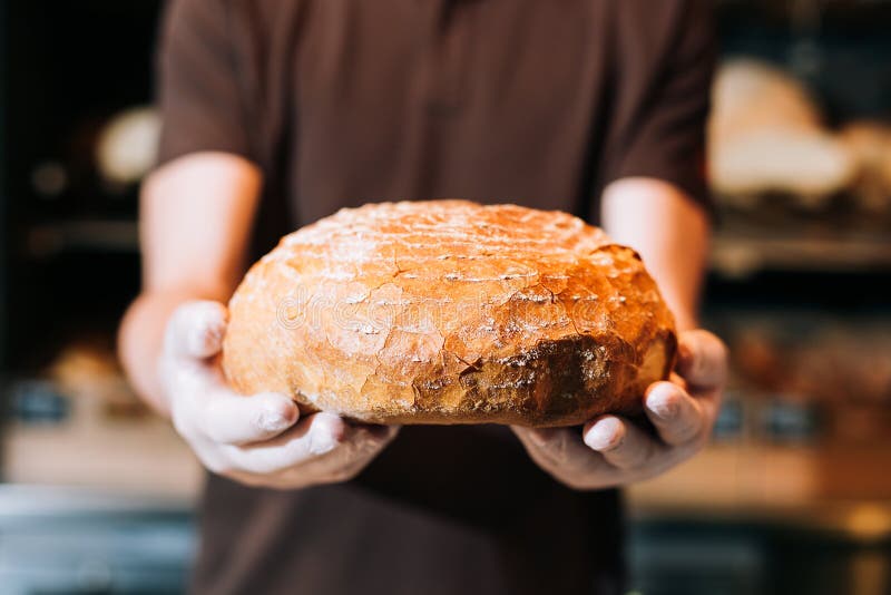 Selling bread stock image. Image of cuisine, cooking - 59230365