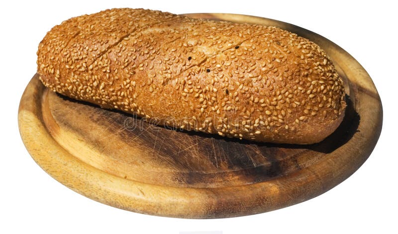 Bread with sesame stock photo. Image of crust, cookery - 8794496